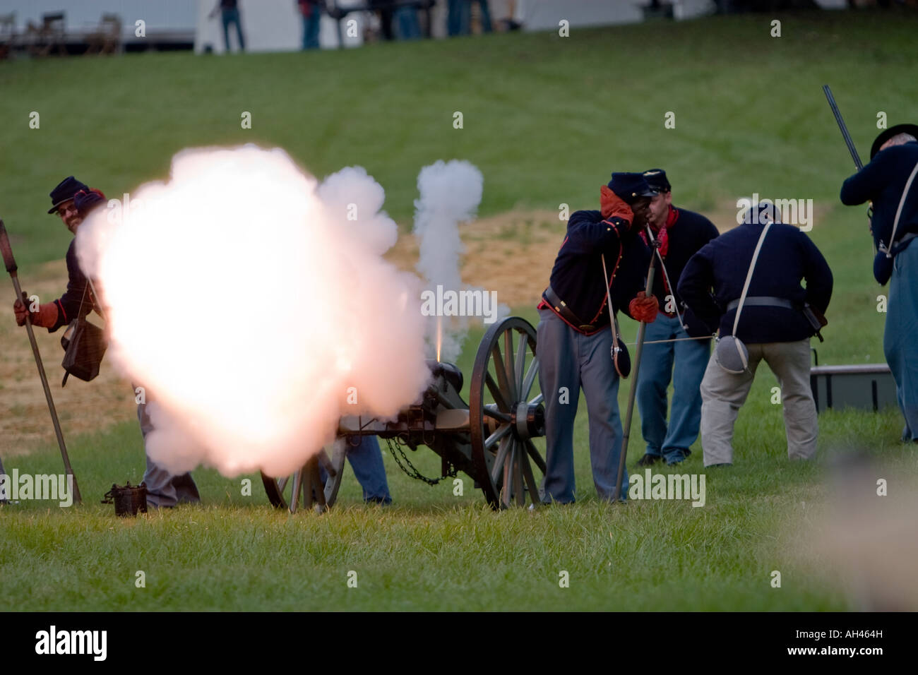 Civil War Cannon Shooting