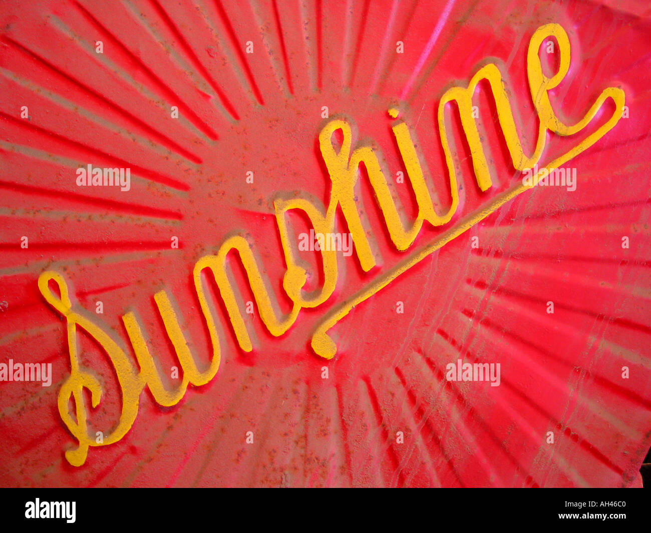 Sunshine old tin loga High resolution digital camera image Stock Photo ...