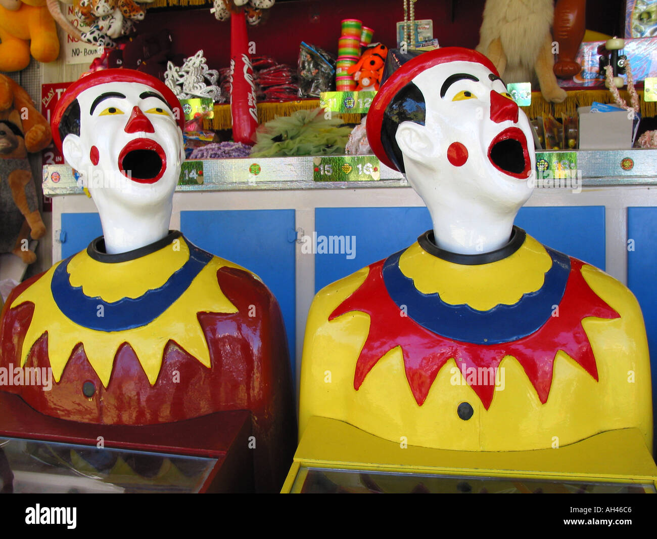 Laughing Clowns at the fair side show High resolution digital camera ...