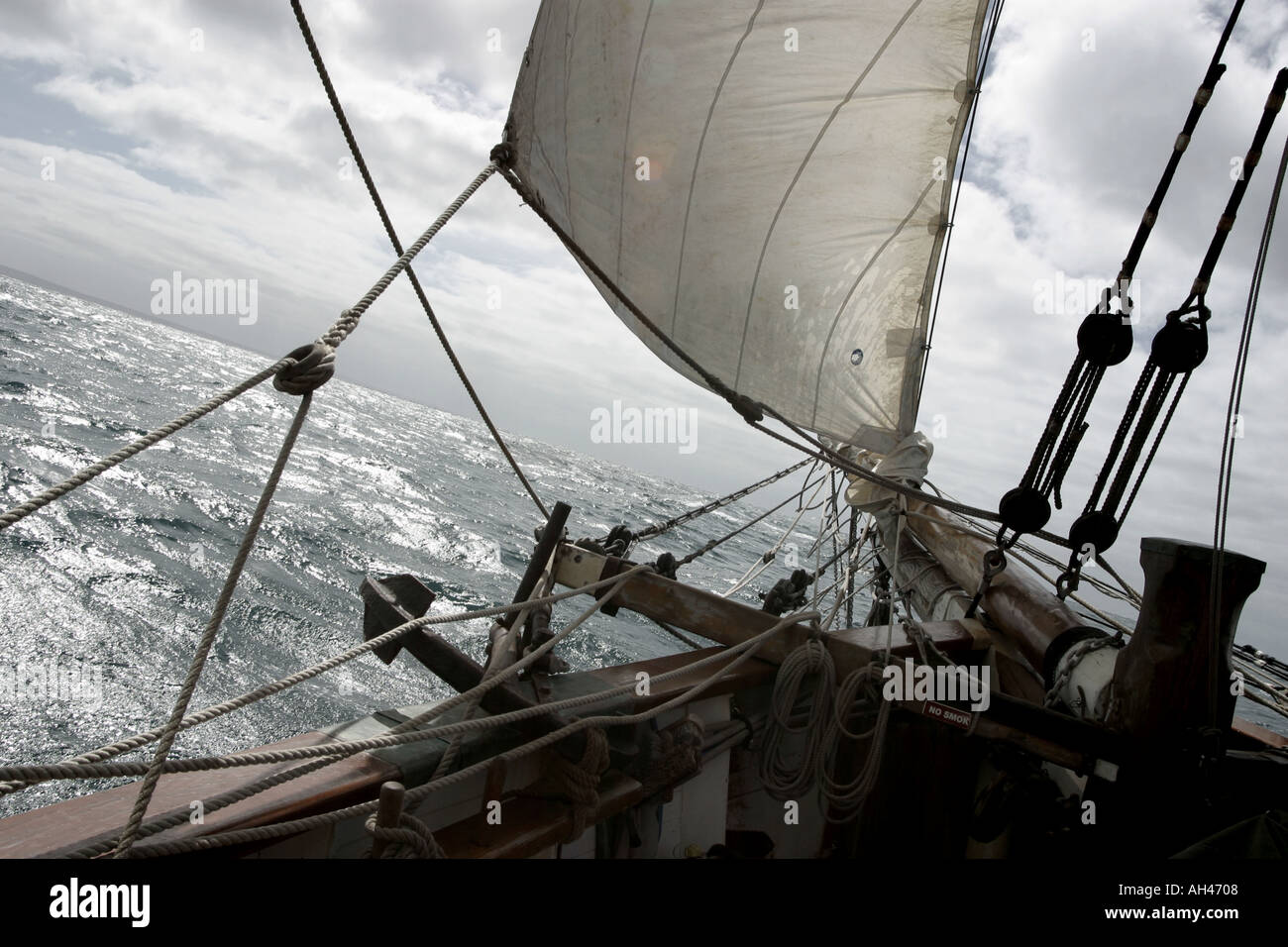 Chasing the wind on the tall ship Windeward Bound High resolution ...