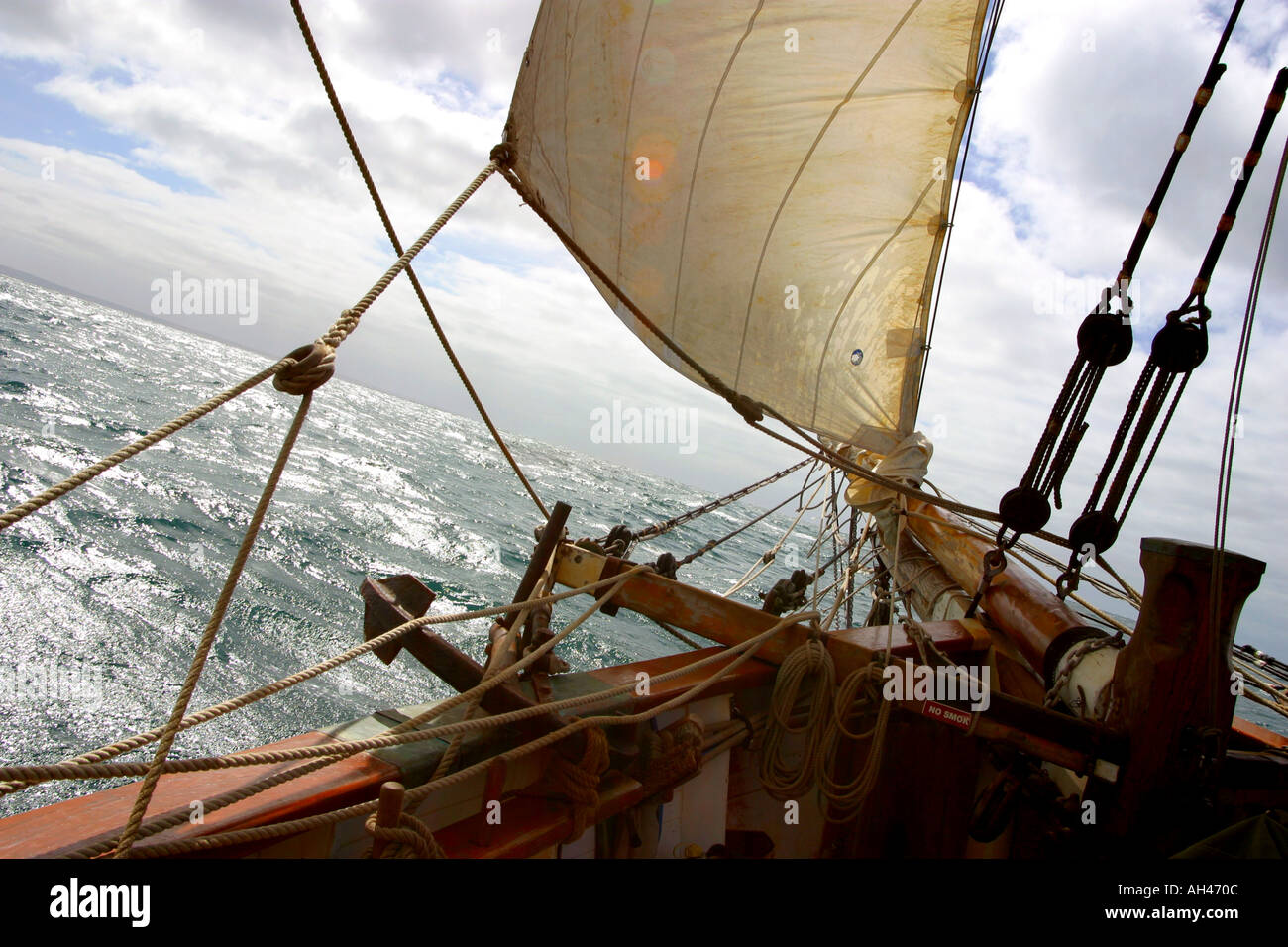 Chasing the wind on the tall ship Windeward Bound High resolution ...