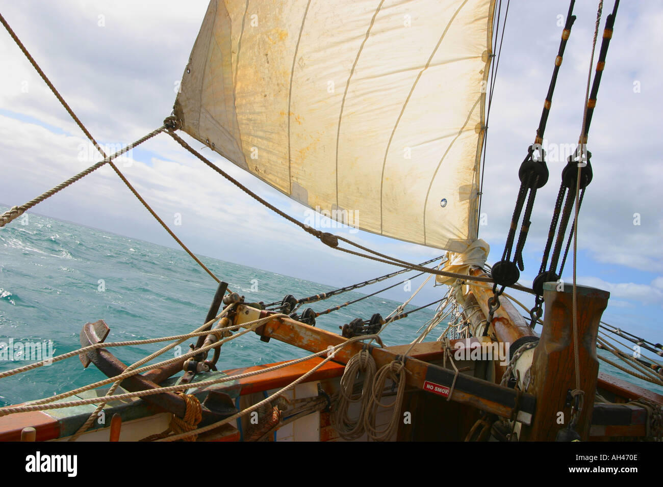 Chasing the wind on the tall ship Windeward Bound High resolution ...