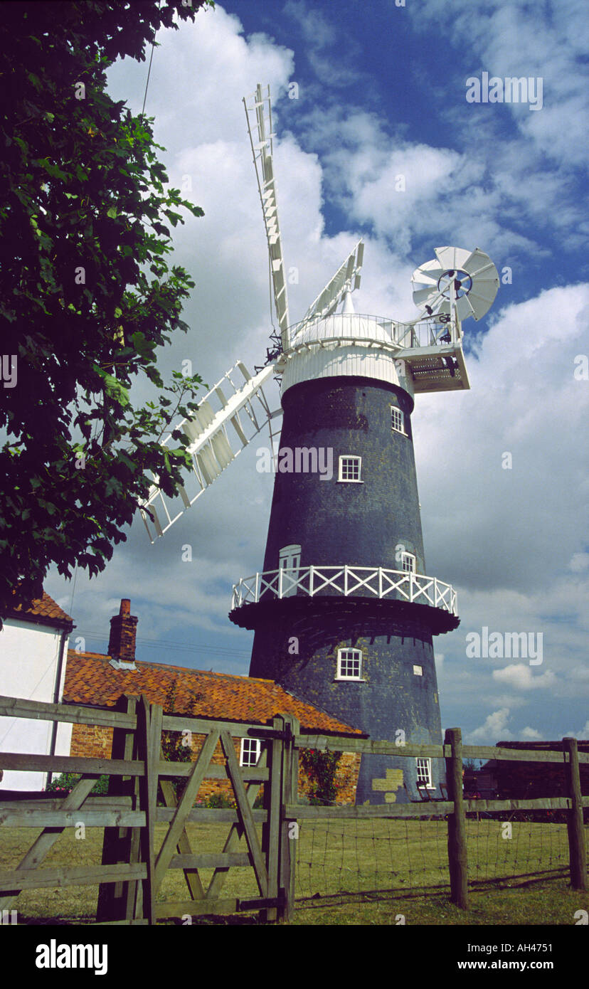 Great Bircham Windmill Norfolk Stock Photo - Alamy