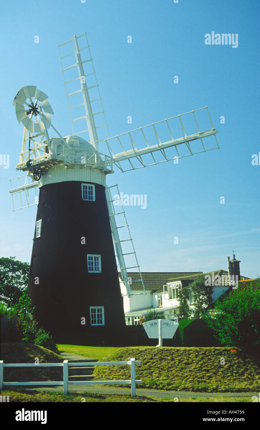 Stow Windmill Paston Norfolk Stock Photo - Alamy