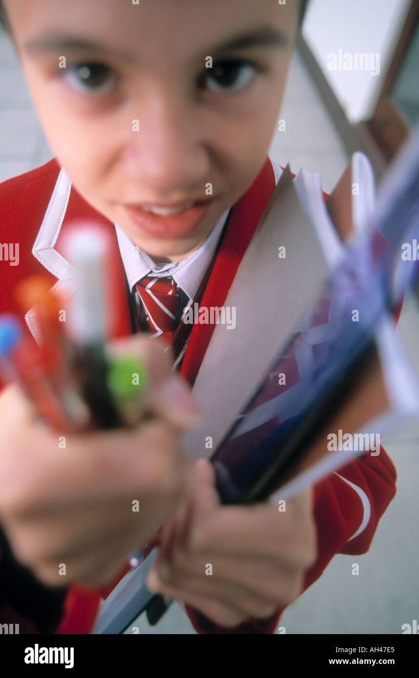 Boy british school uniform hi-res stock photography and images - Alamy