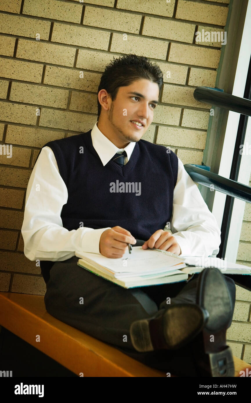 Adult dressed in school uniform hi-res stock photography and images - Alamy