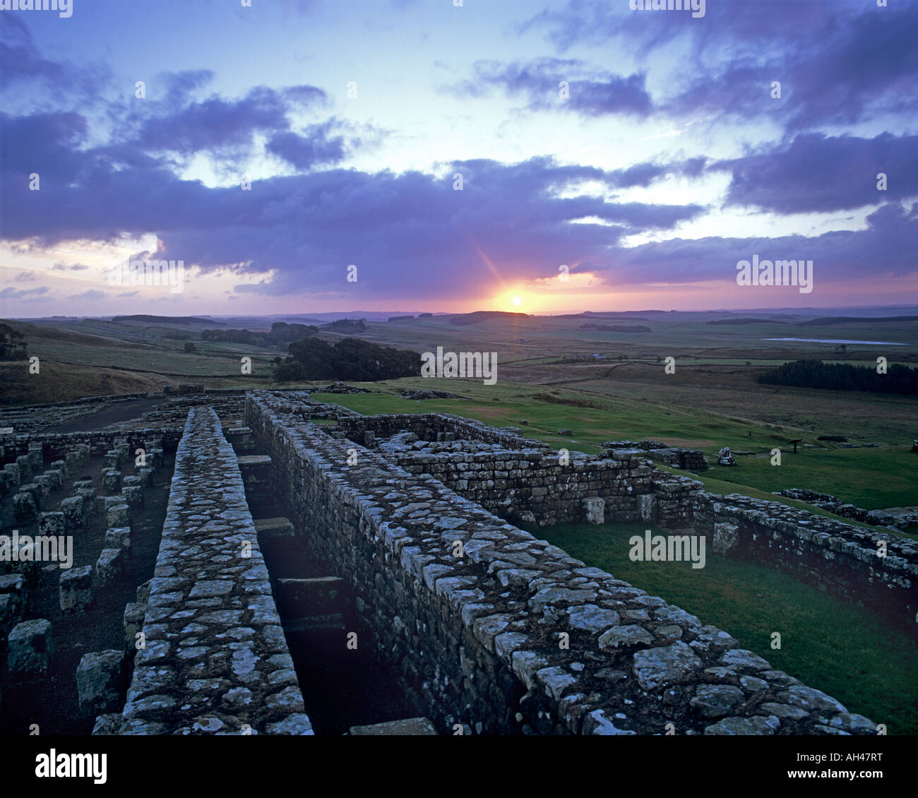 Housesteads Roman Fort - Hadrians Wall, Northumberland National Park ...