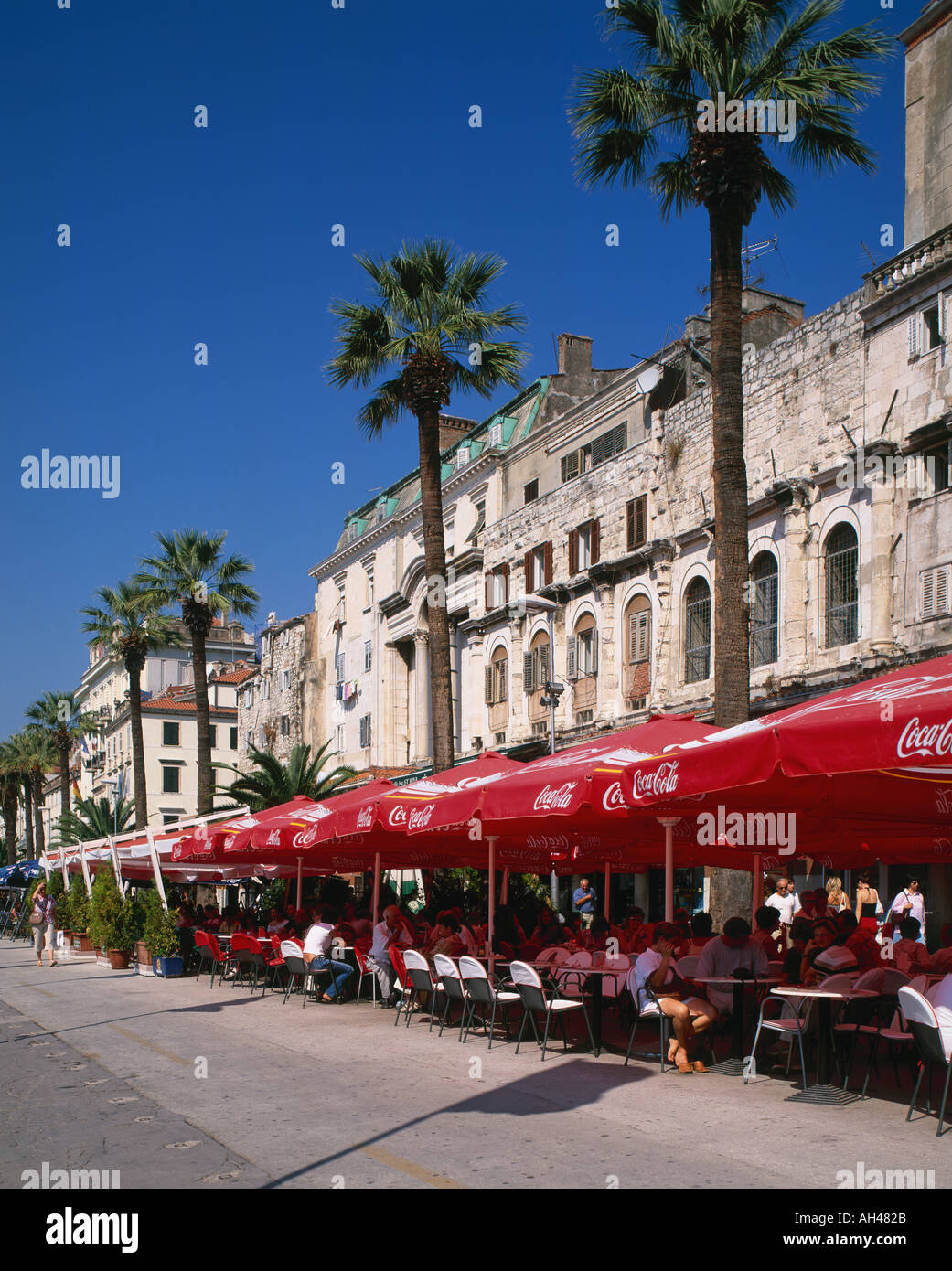 The Riva Waterfront Split Dalmatia Croatia Stock Photo - Alamy