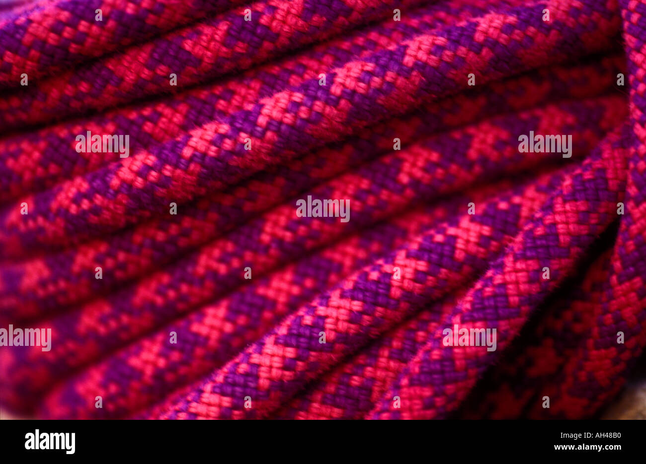 coiled climbing rope 1988 Stock Photo - Alamy