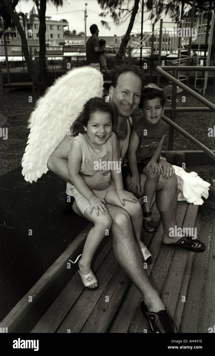 series angel father and child 2050 Stock Photo - Alamy