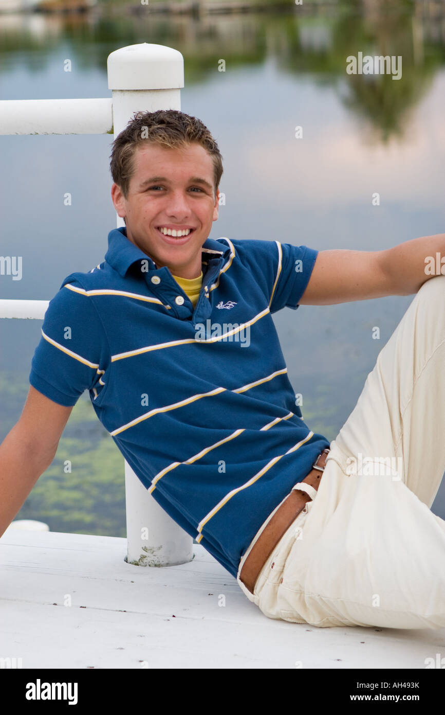 Teen Male Model Stock Photo - Alamy