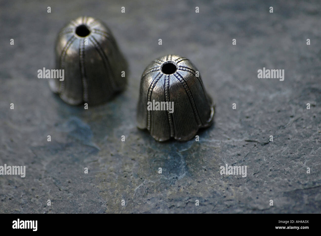 Close up on small metal accessories for jewelry making Stock Photo - Alamy