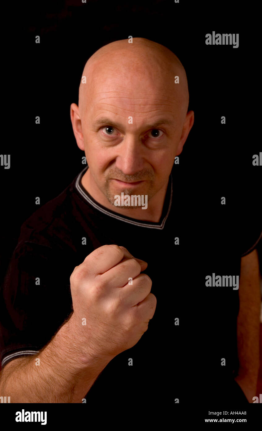 aggressive man expressing feelings Stock Photo - Alamy