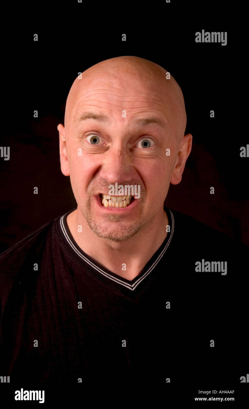 aggressive man expressing feelings Stock Photo - Alamy