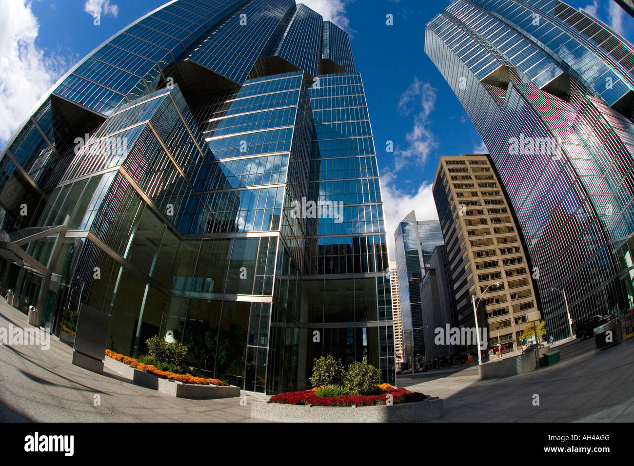 Downtown high rises Stock Photo - Alamy