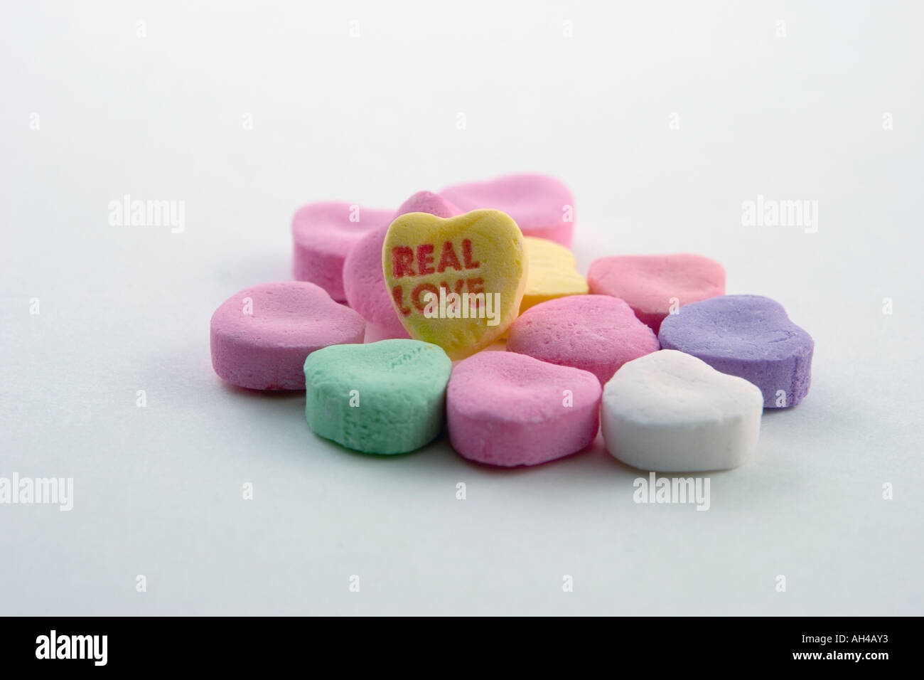 heart shaped candies Stock Photo - Alamy