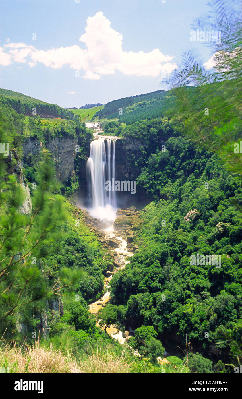 The Karkloof Falls in South Africa's Kwazulu Natal Province Stock Photo ...
