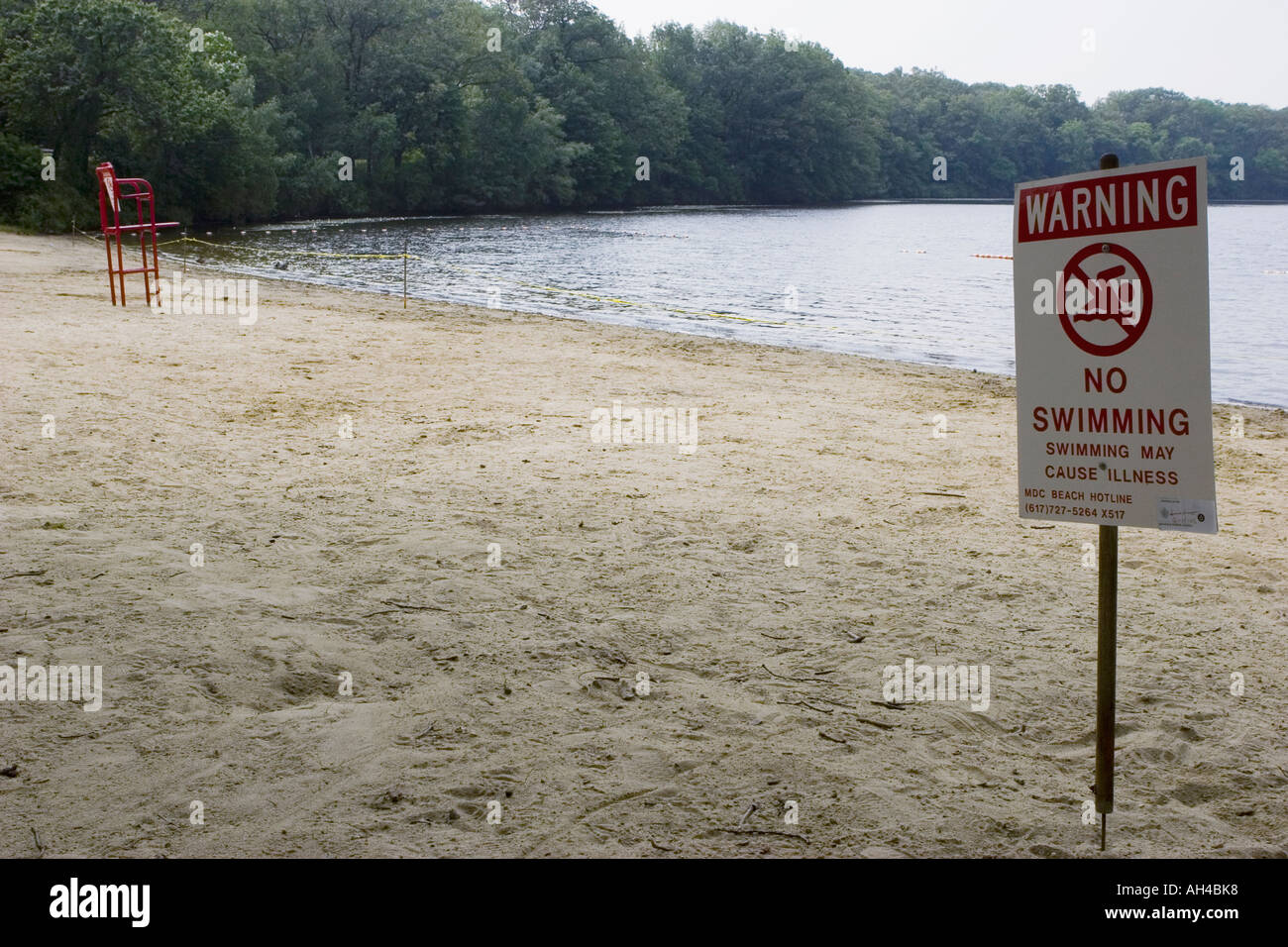 High bacteria levels warning sign hi-res stock photography and images ...