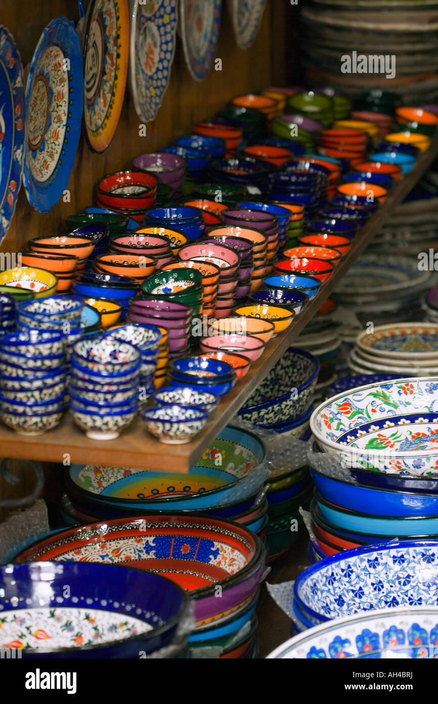 Interior of pottery shop, Istanbul, Turkey Stock Photo - Alamy