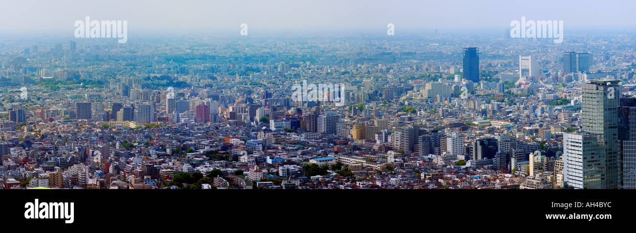 view over Tokyo's suburbs, Tokyo, Japan Stock Photo - Alamy