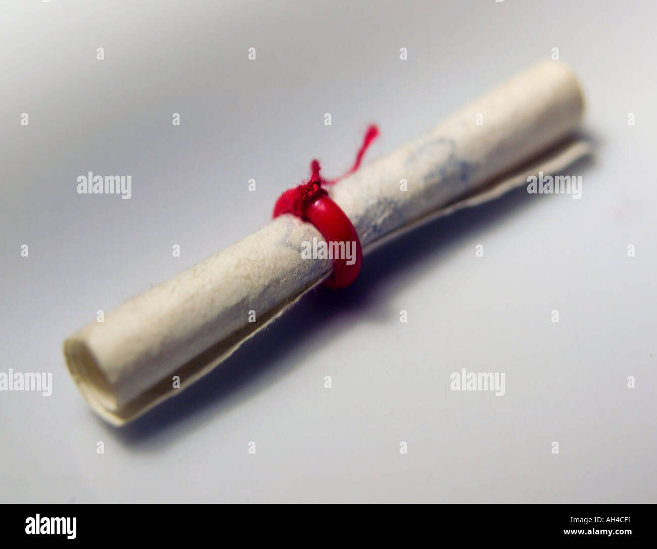 close up little parchment Stock Photo - Alamy