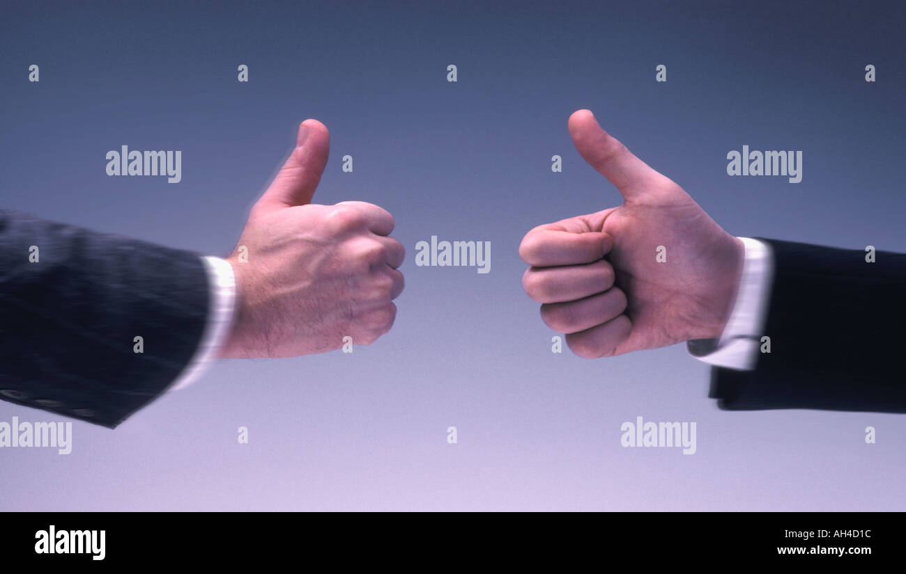 THUMBS UP Stock Photo - Alamy