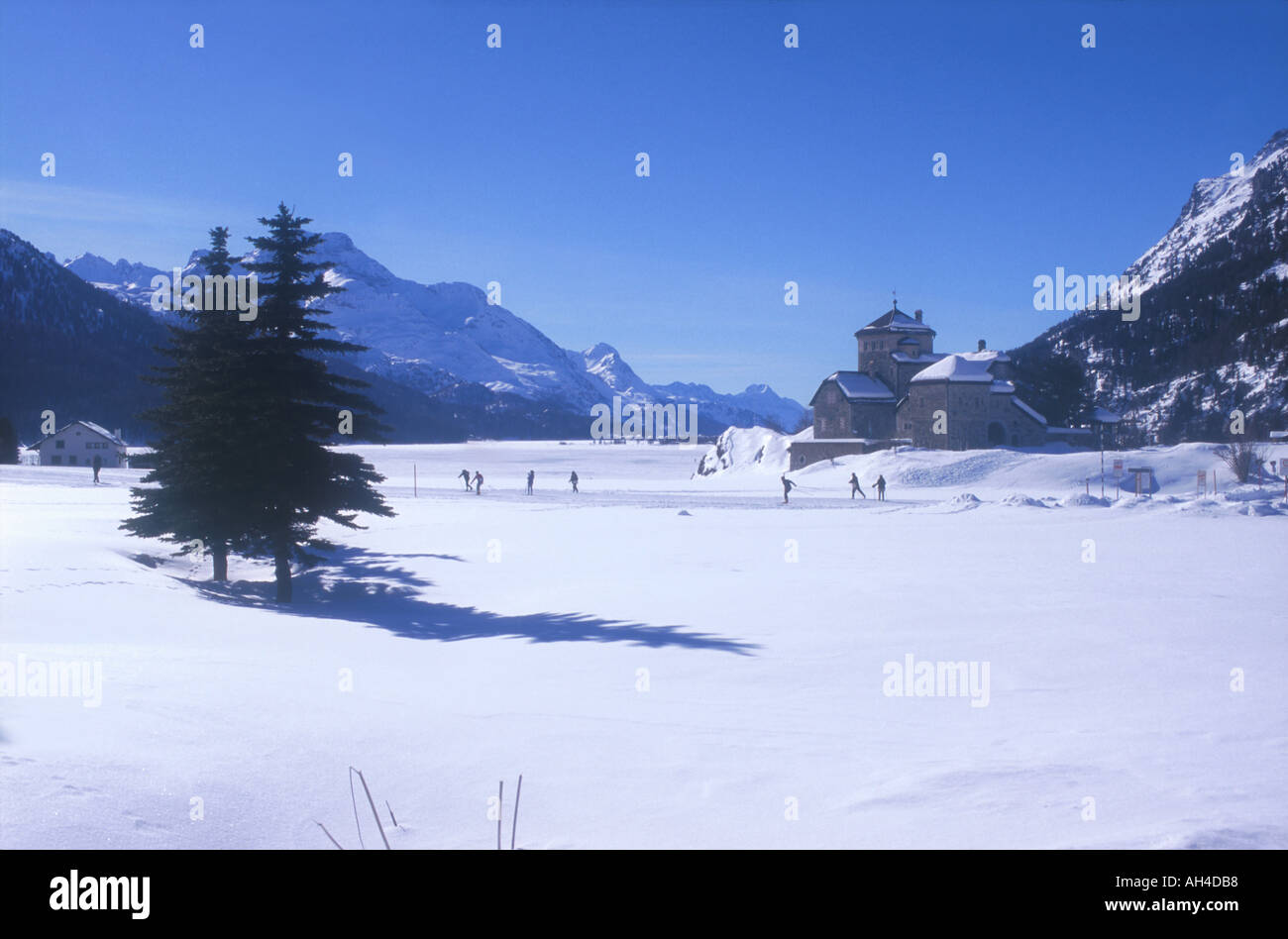 Sils castle hi-res stock photography and images - Alamy