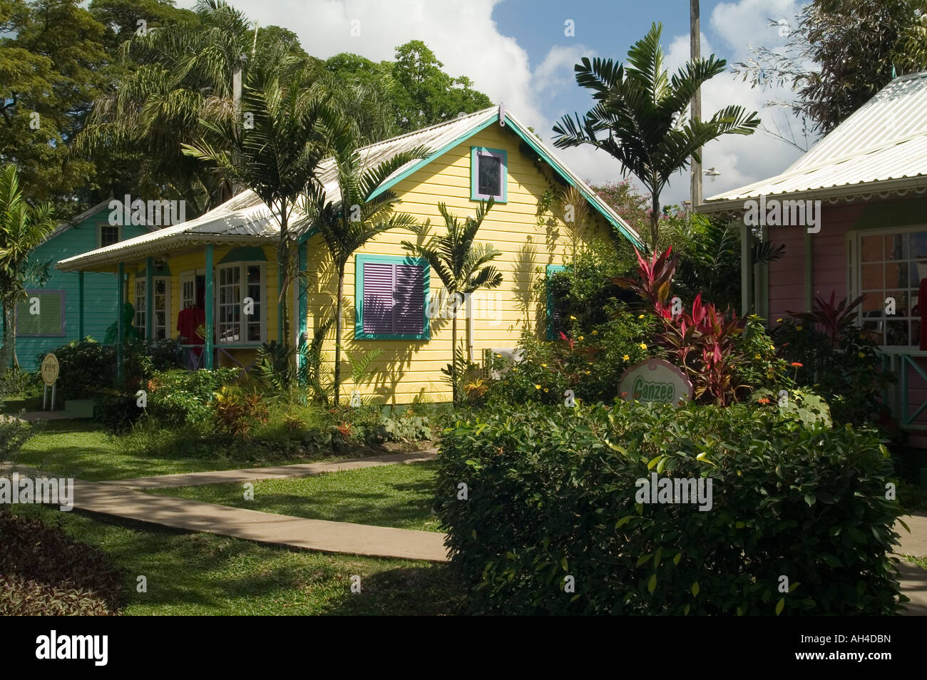 Chattel Houses, Chattel Village, Holetown, St James, Barbados Stock ...