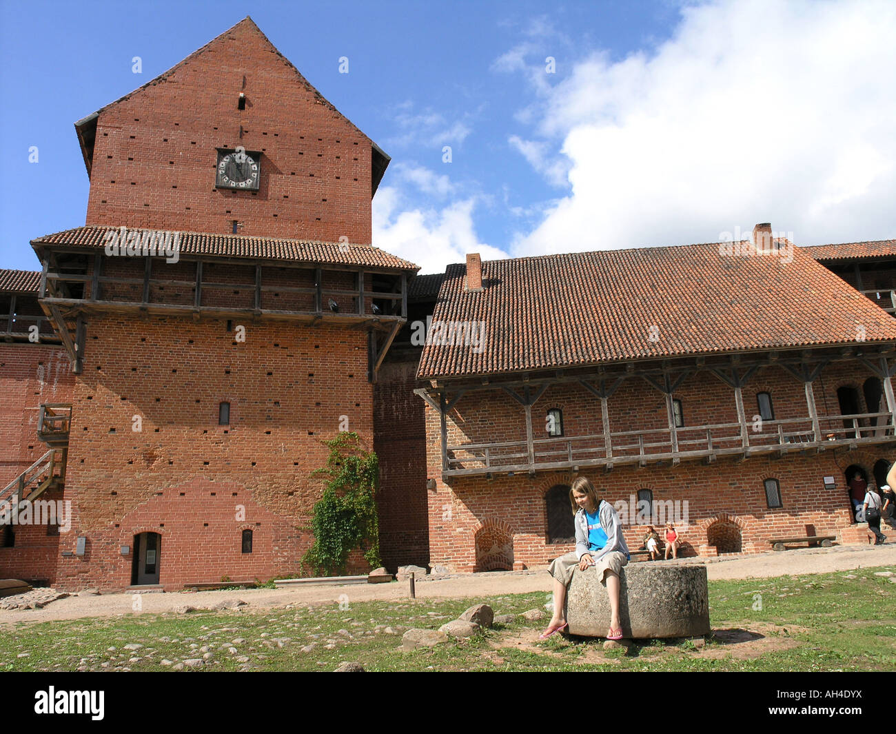 Archbishop's castle Turaida in Gauja National Park Latvia Stock Photo ...