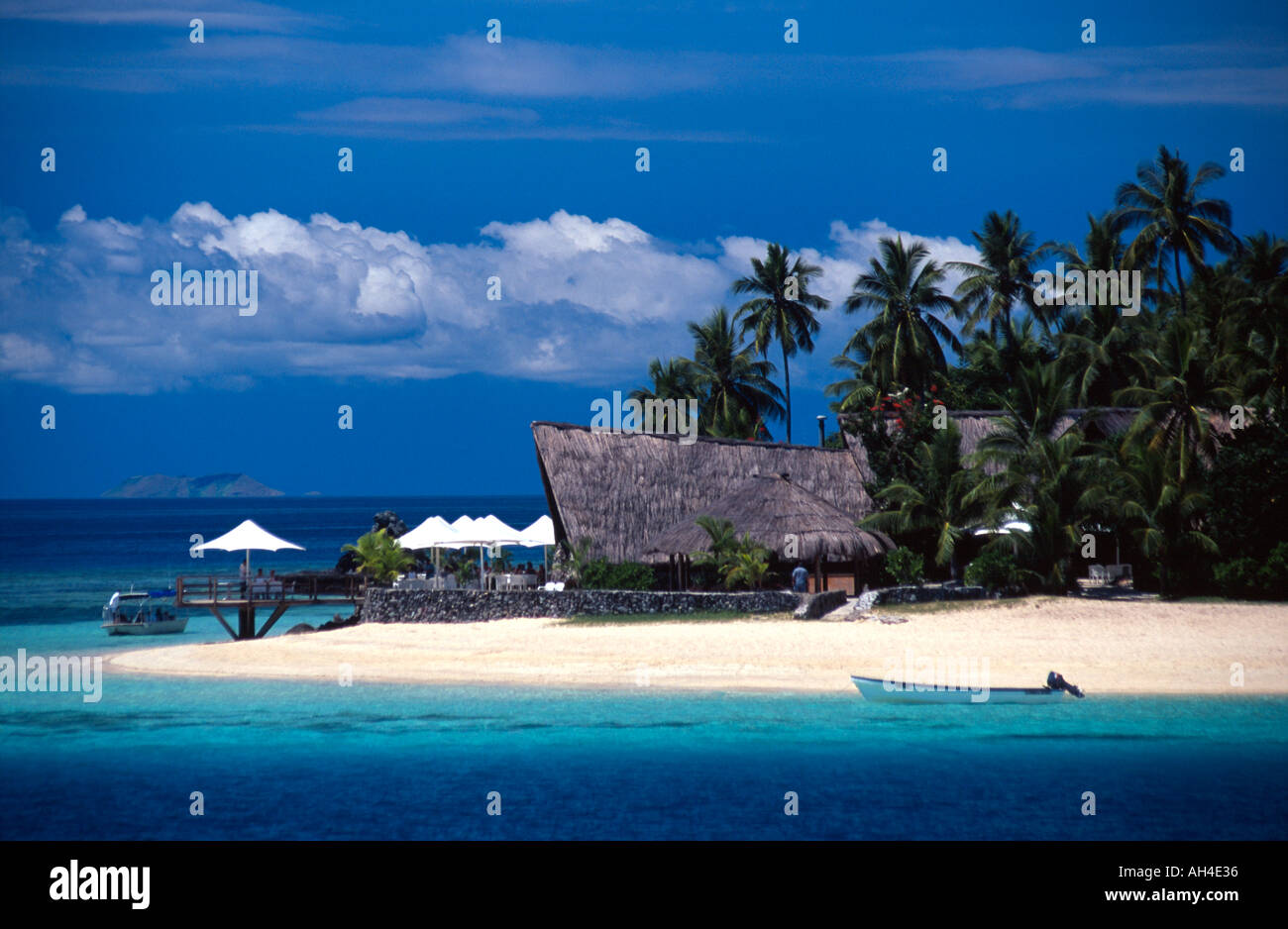 Castaway Island Resort Mamanuca Islands Fiji Stock Photo - Alamy