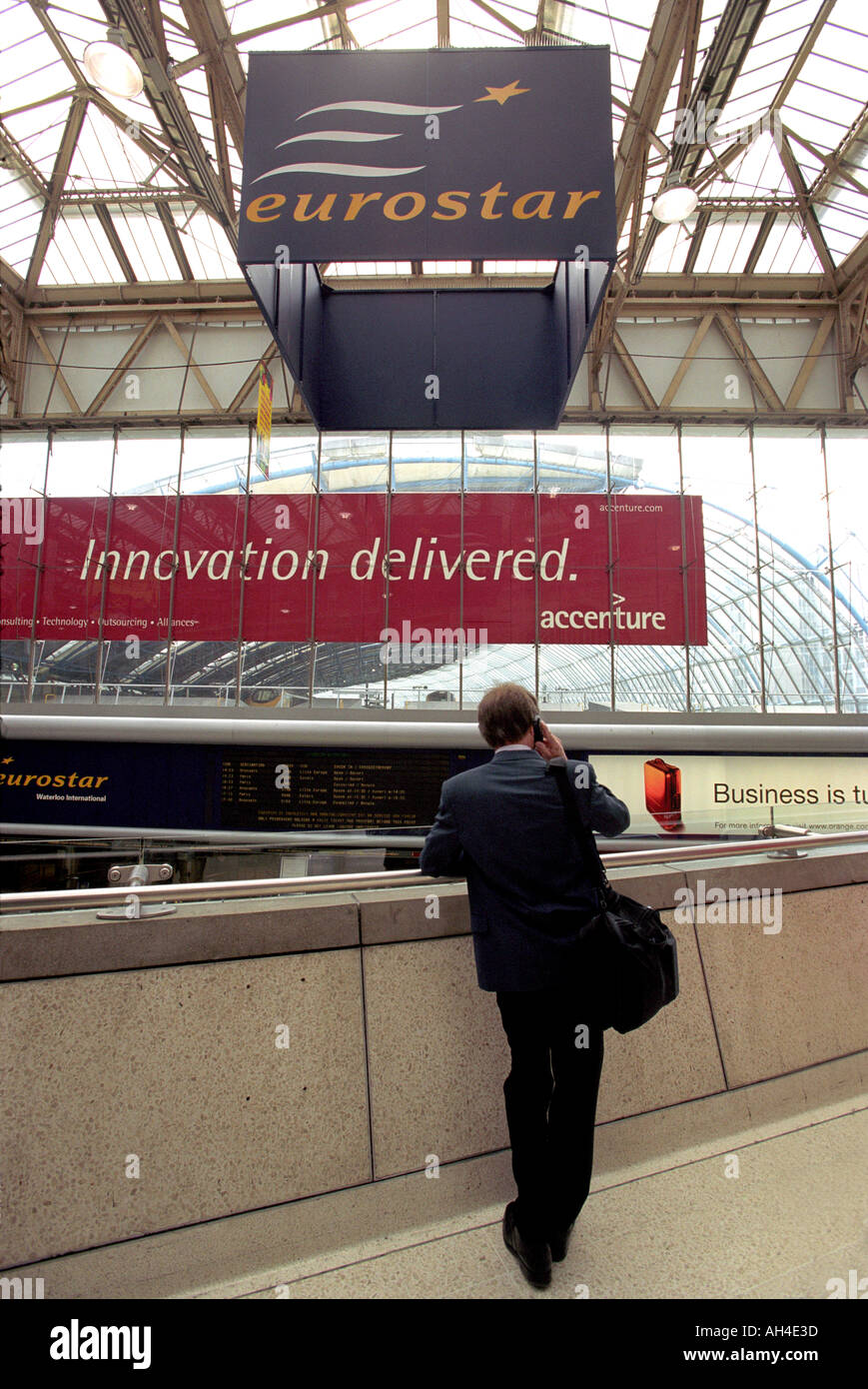 Eurostar check in at Waterloo Station in London England Stock Photo - Alamy