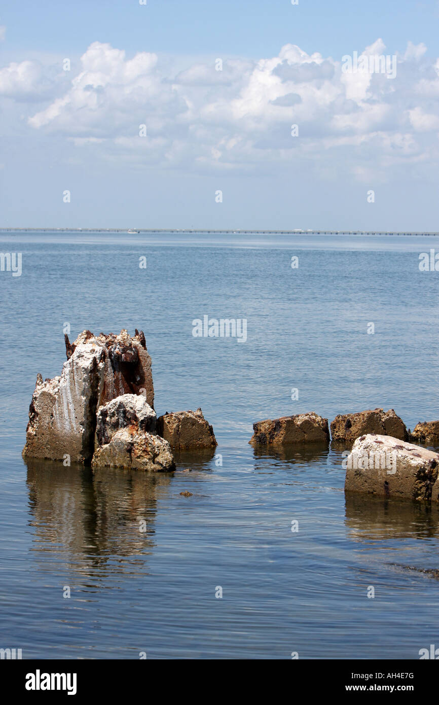 Decaying Concrete in the Bay Stock Photo - Alamy