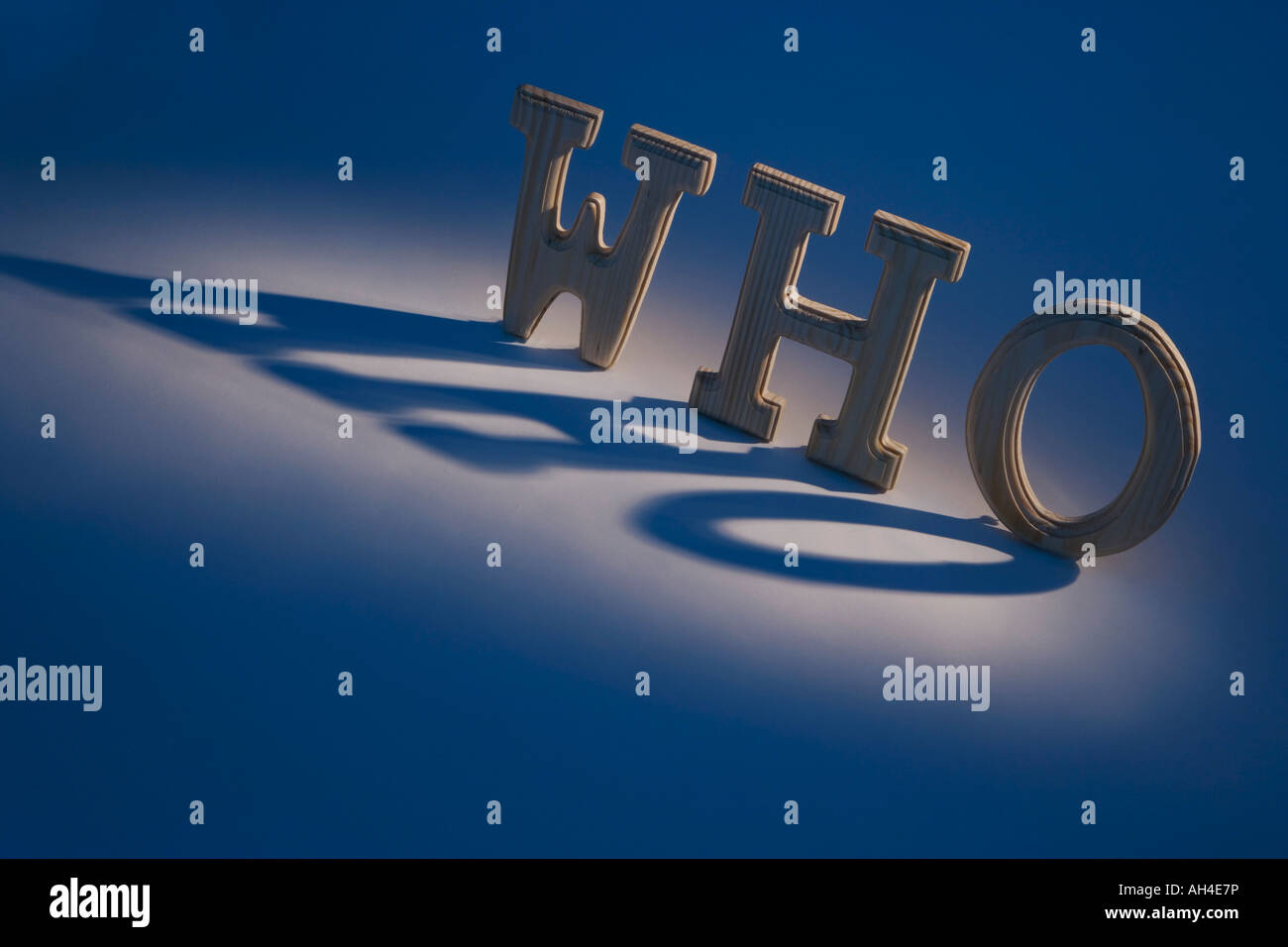 Who in bold letters Stock Photo - Alamy