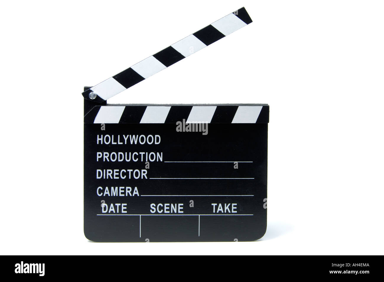 Hollywood clapper board Stock Photo - Alamy