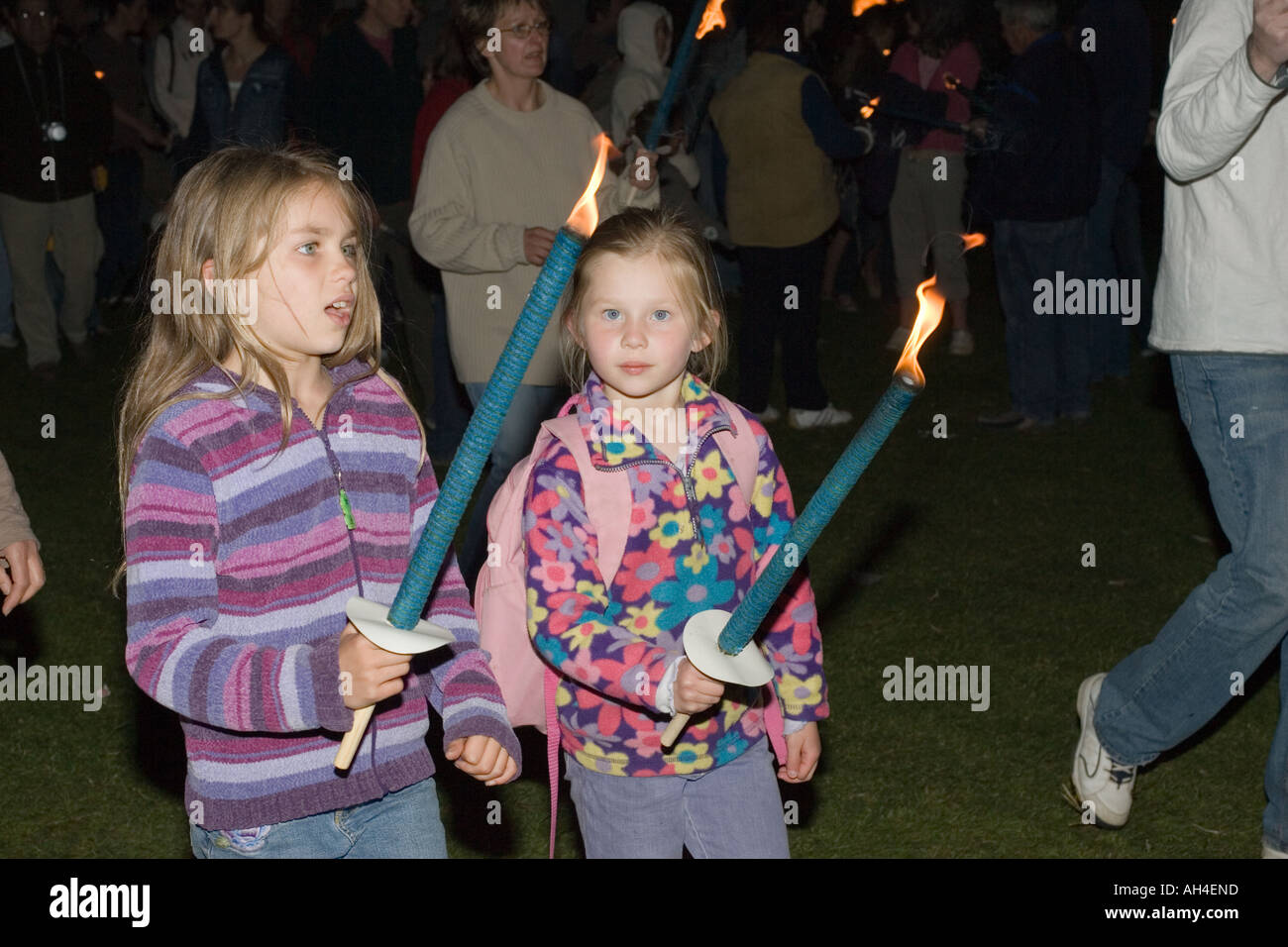 Flaming torches hi-res stock photography and images - Alamy