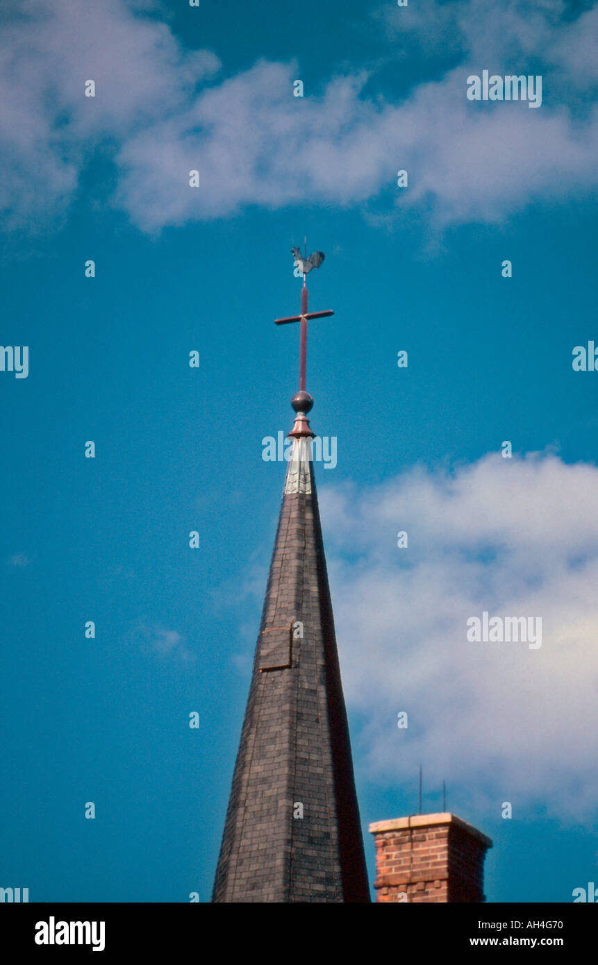 Rooster On Roof Stock Photos & Rooster On Roof Stock Images - Alamy