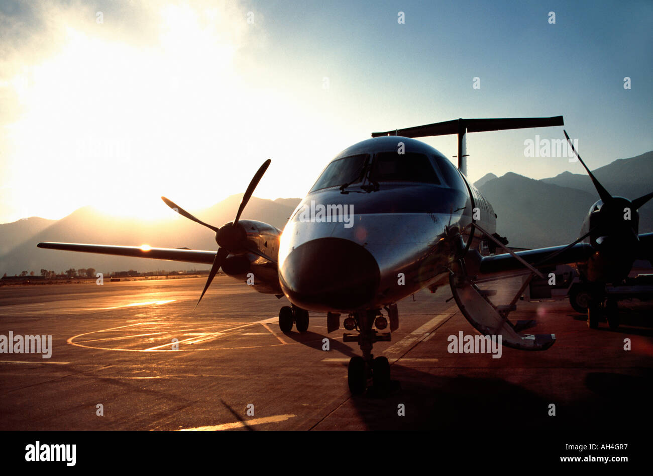 private airplane, Nevada, USA Stock Photo - Alamy