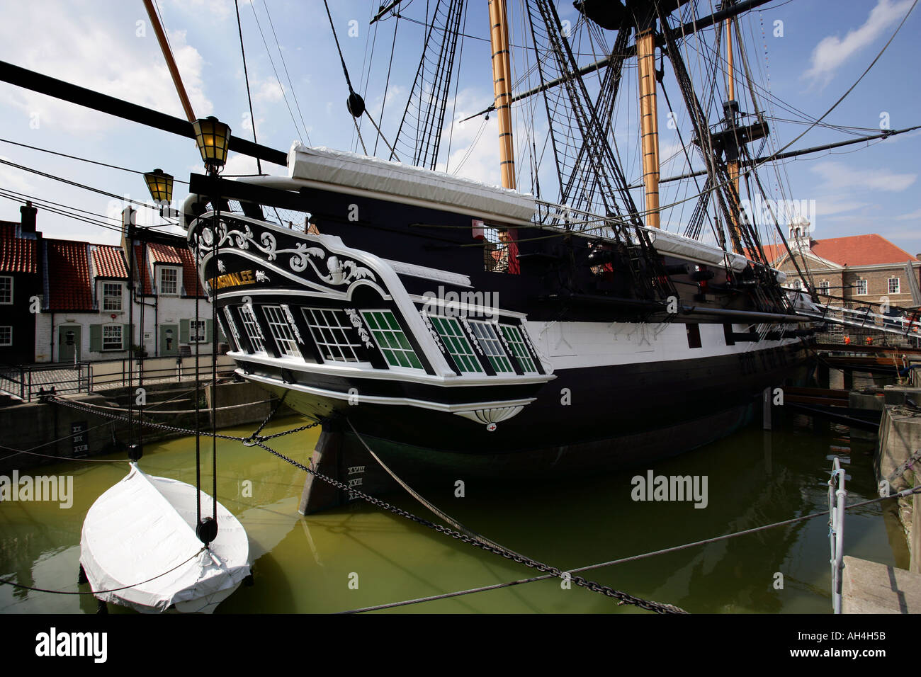 The Hartlepool Historic Quay visitor attracation and the restored ...