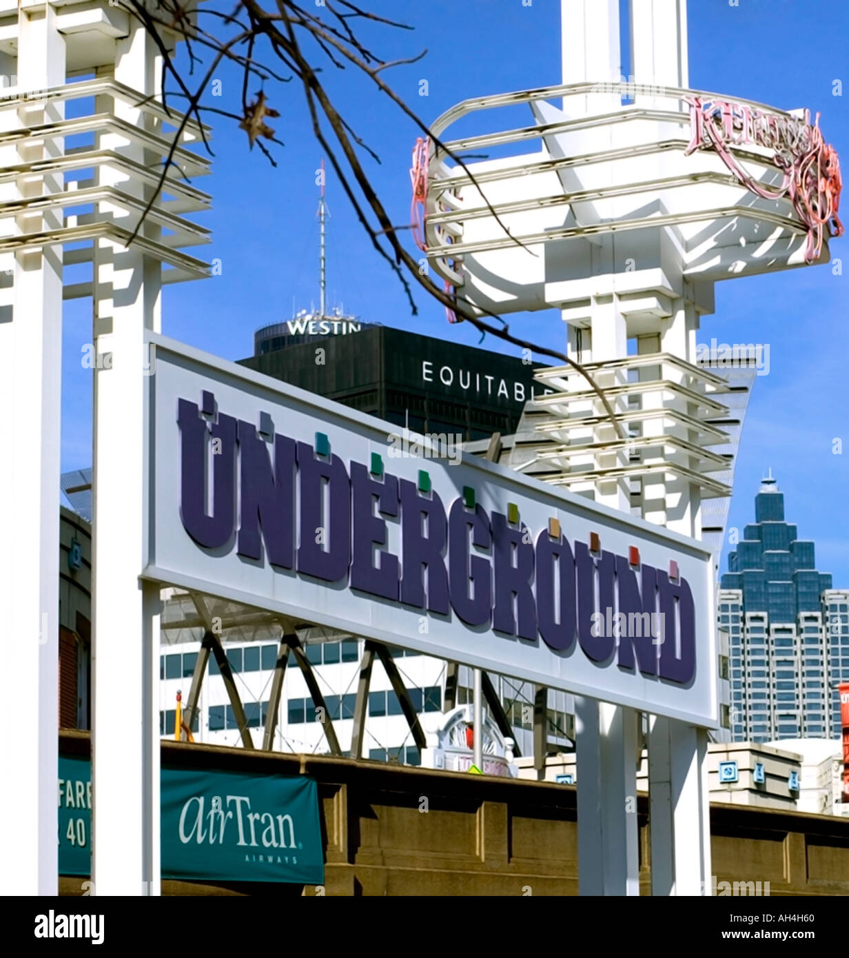 Atlanta underground entrance hi-res stock photography and images - Alamy
