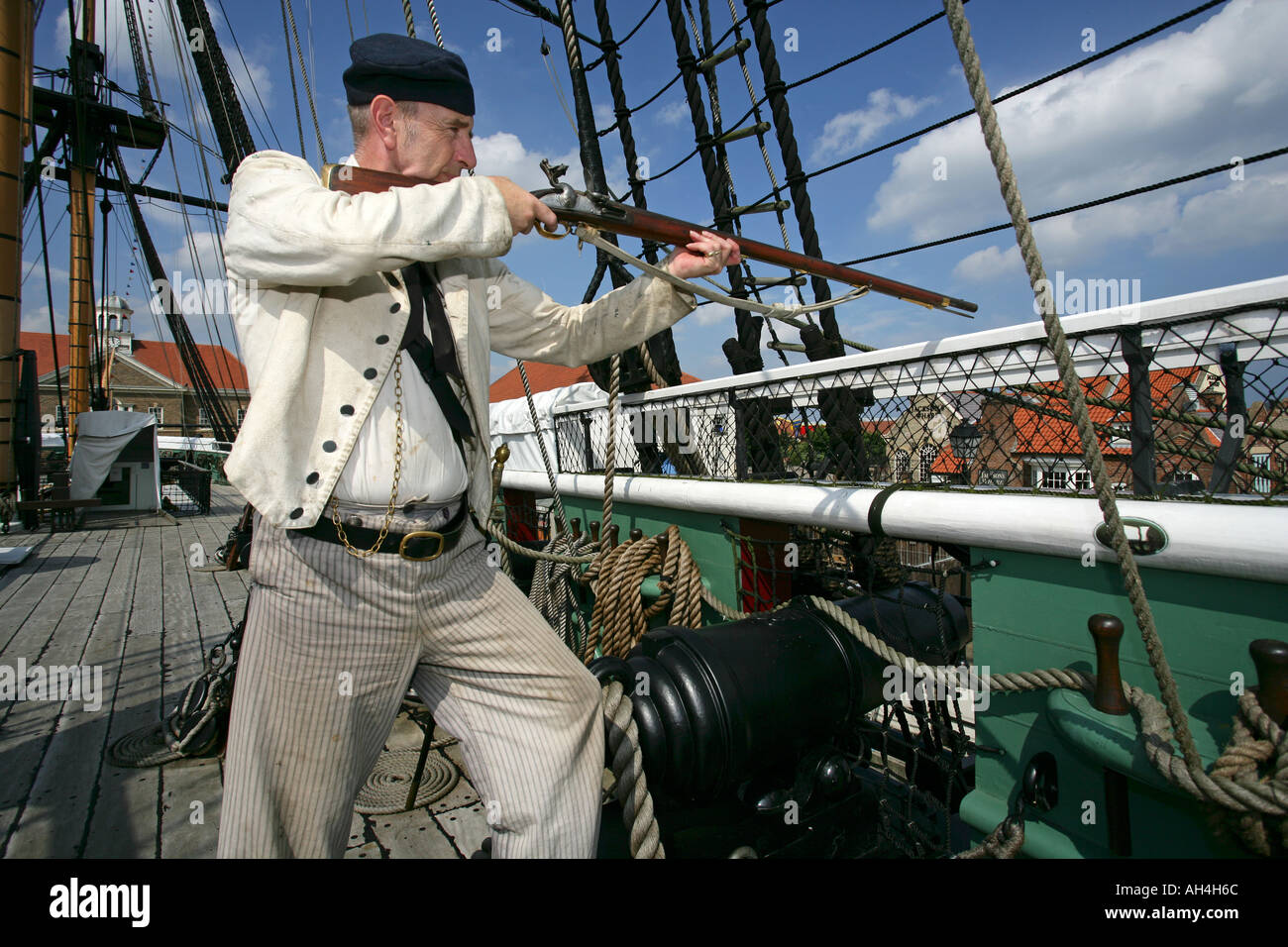 The Hartlepool Historic Quay visitor attracation and the restored ...