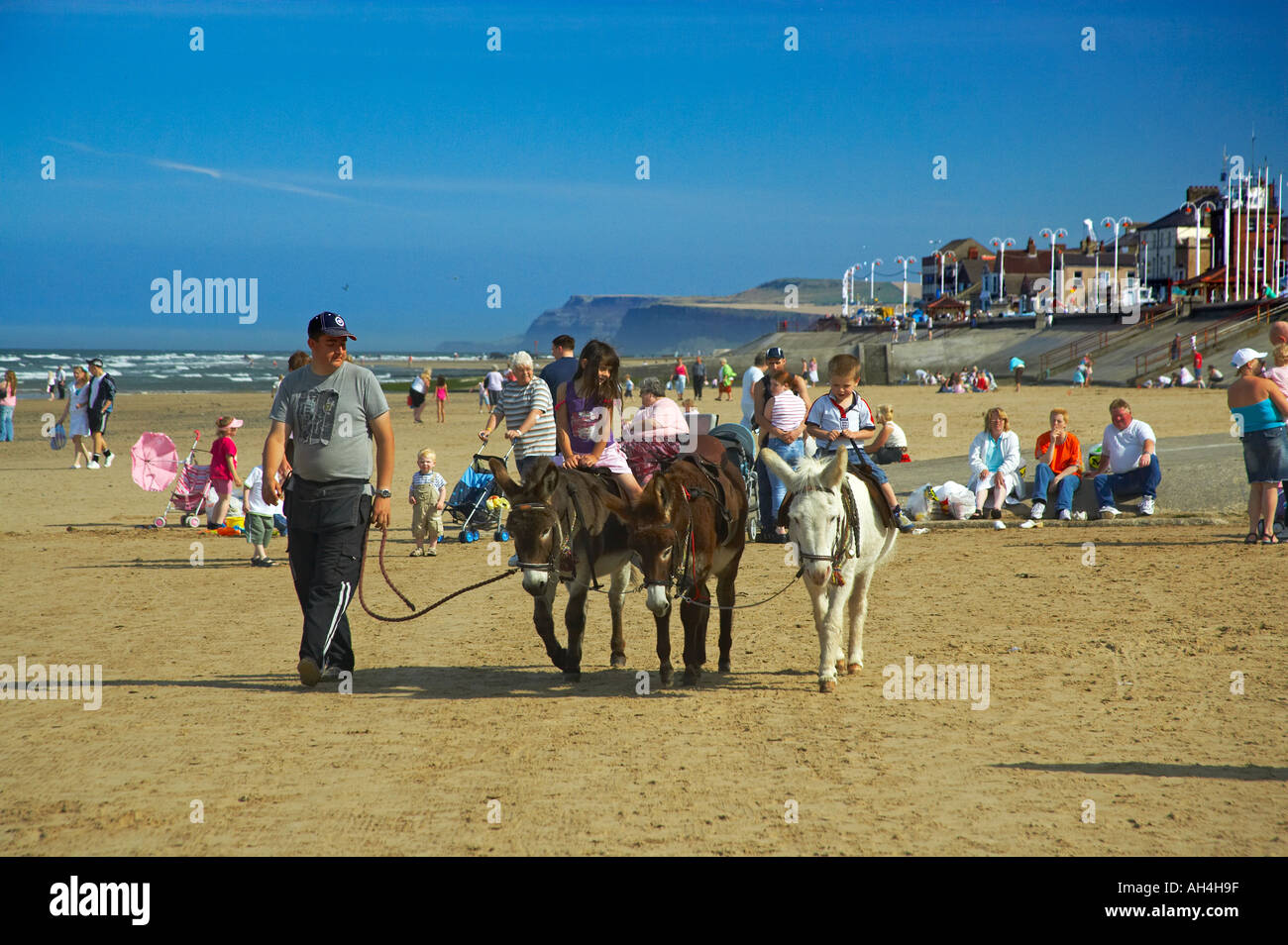 the Beach Redcar Cleveland England Stock Photo - Alamy
