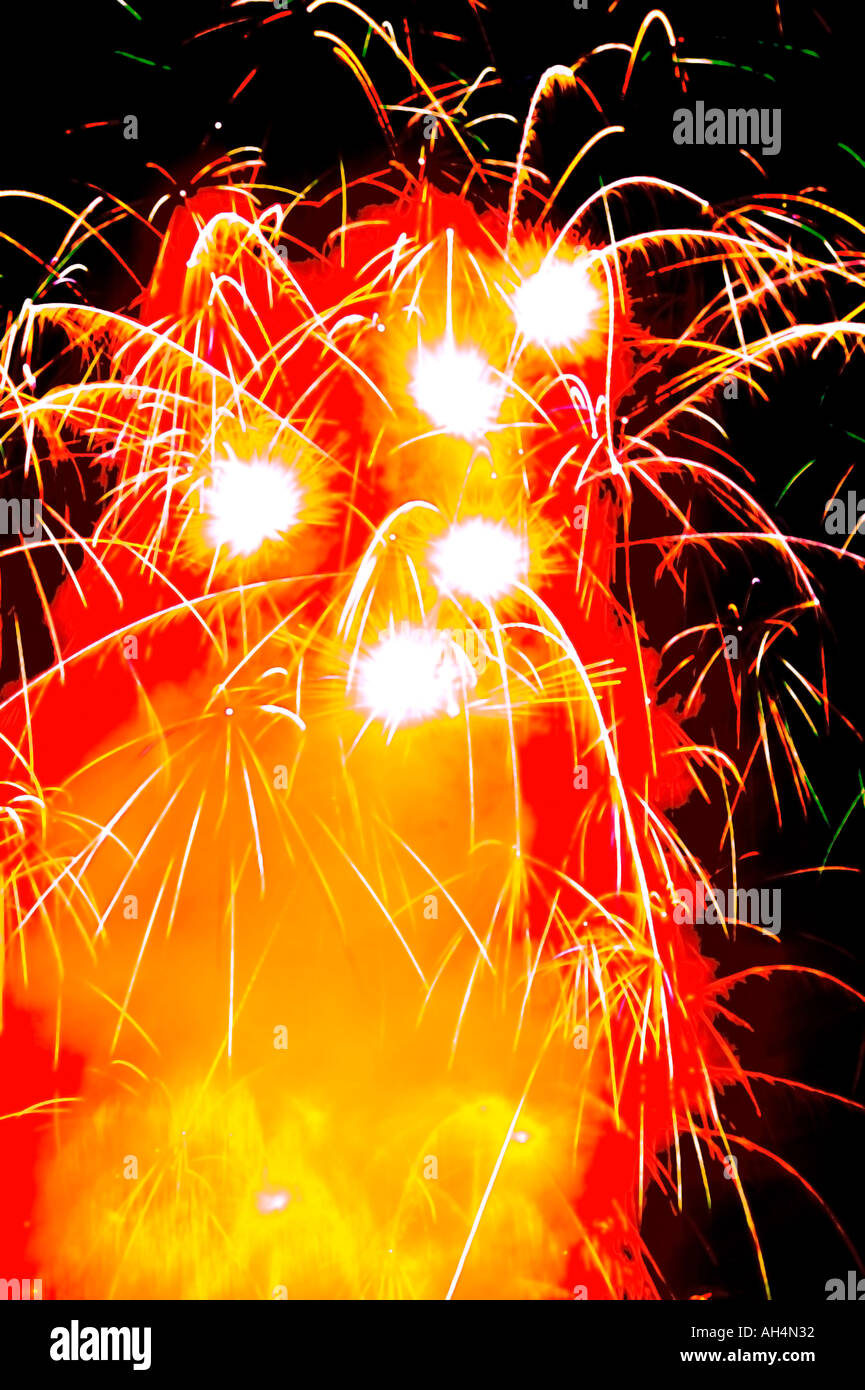 independence day fireworks celebration 13 Stock Photo - Alamy