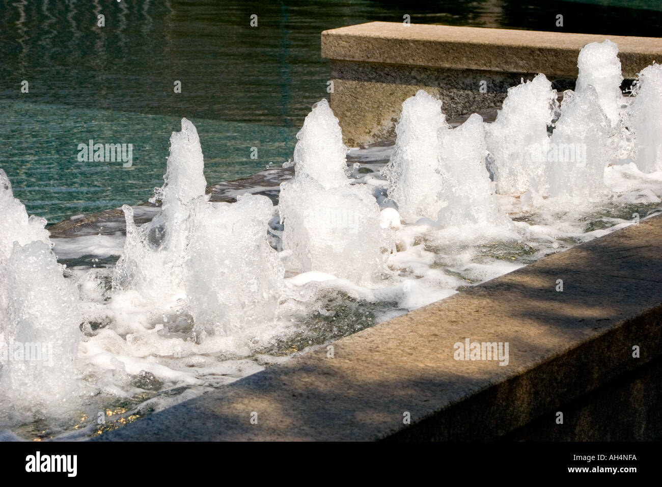 Water fountain spewing upward at Centennial Olympic Park Atlanta ...