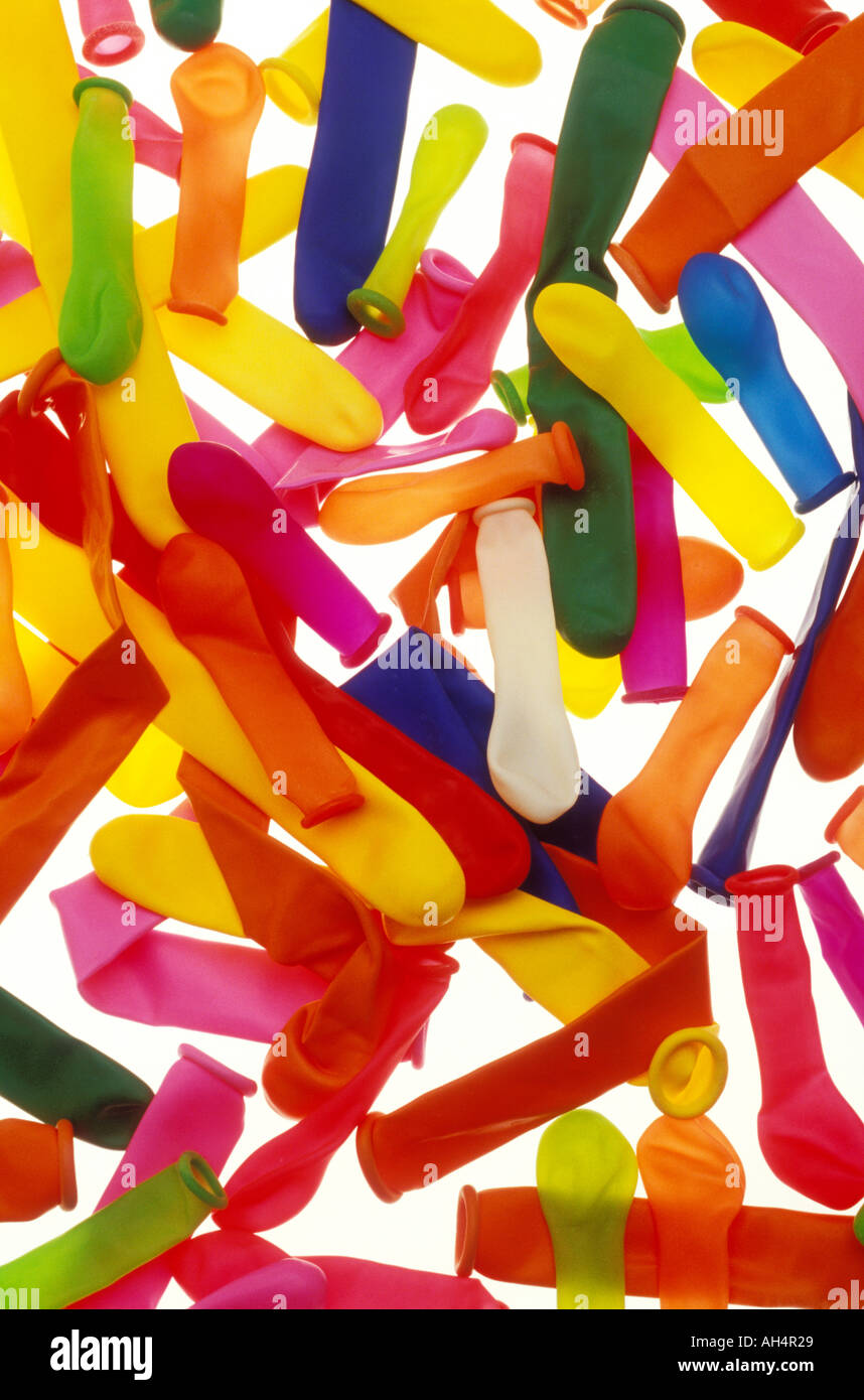 Assorted colorful balloons Stock Photo - Alamy