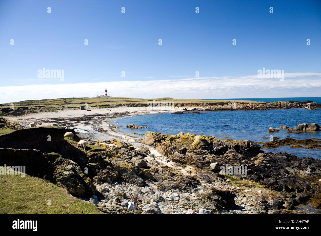 Bardsey island lighthouse hi-res stock photography and images - Alamy