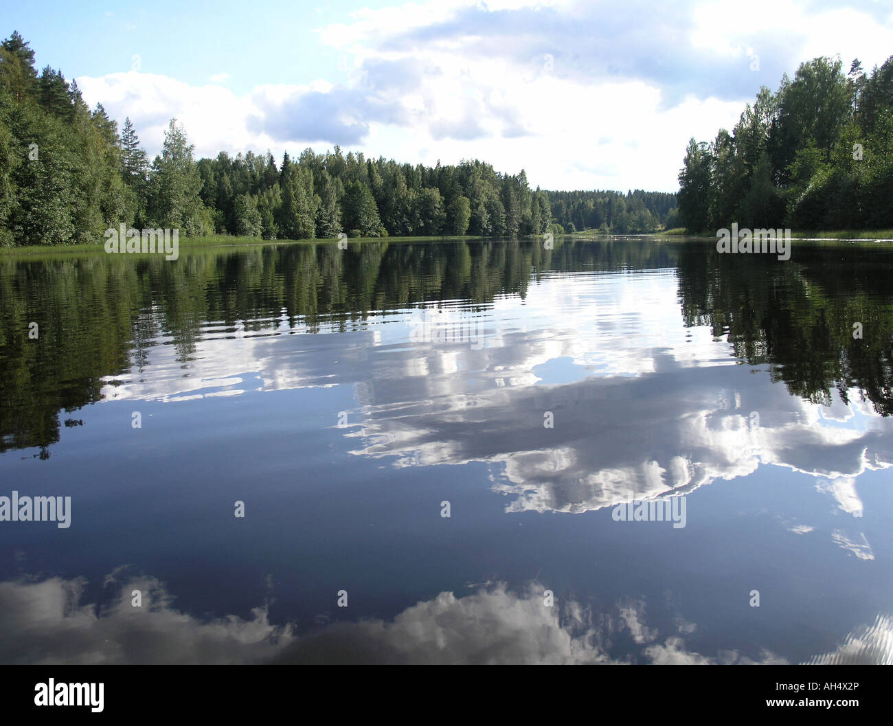 River to lake Saimaa Finland Scandinavia Stock Photo - Alamy
