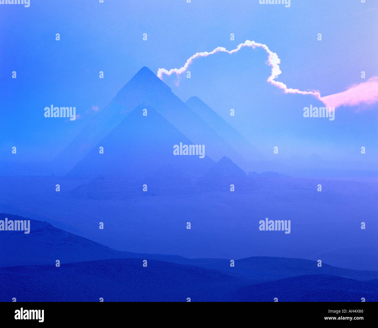 EG - CAIRO: The Great Pyramids at El Giza Stock Photo - Alamy