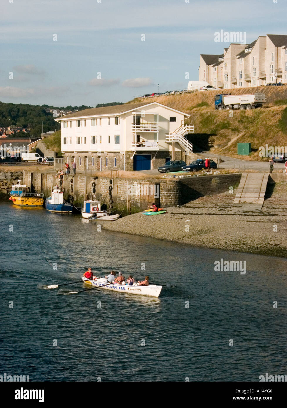 Harbour longboat hi-res stock photography and images - Alamy