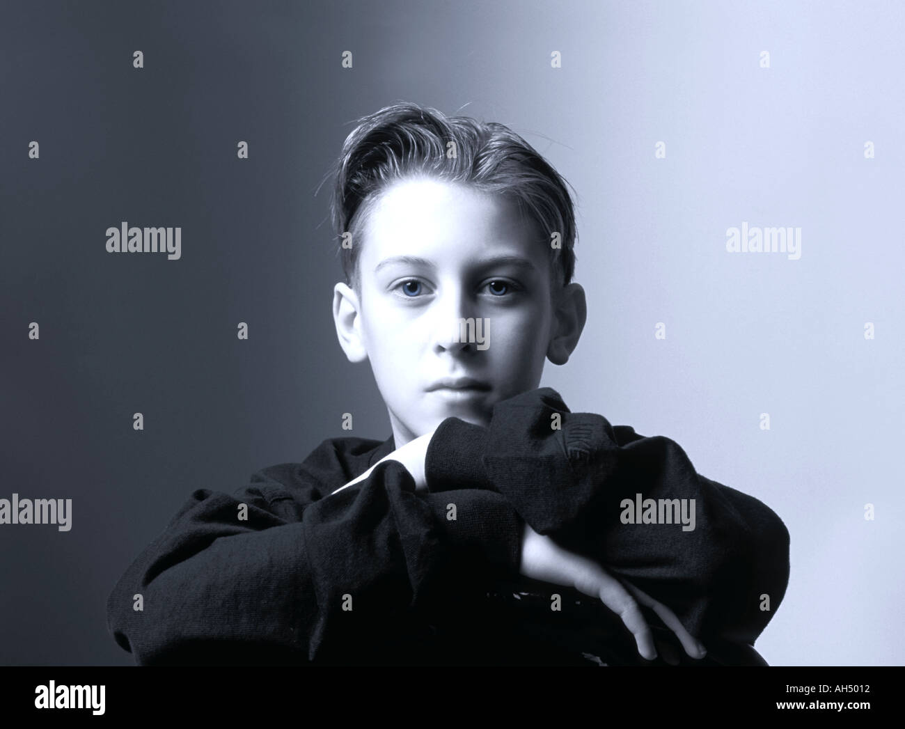 Teen young male portraits serious hi-res stock photography and images ...