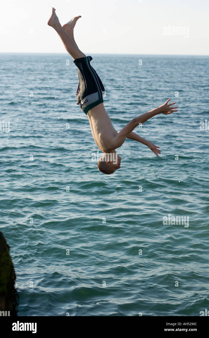 Backflip boy hi-res stock photography and images - Alamy